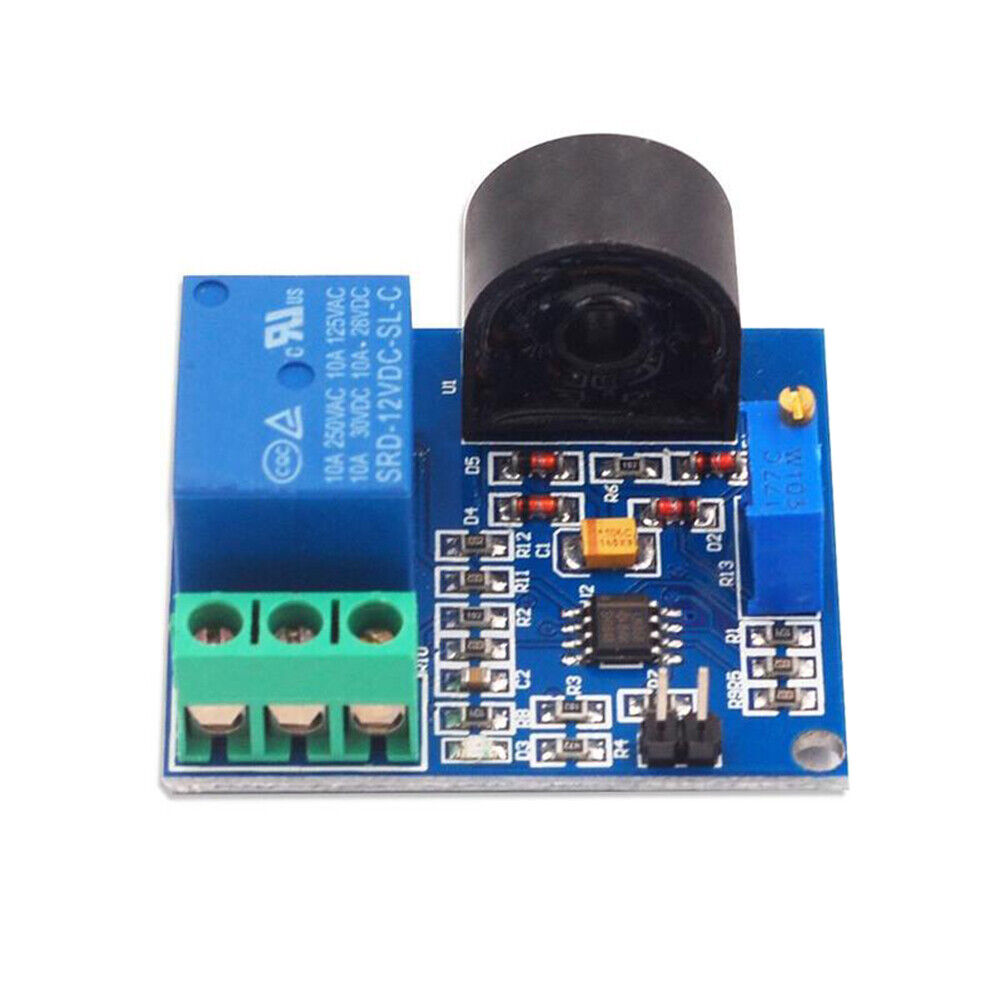 12v Current Detection Sensor Module 5a Relay Overcurrent Protection Sw
