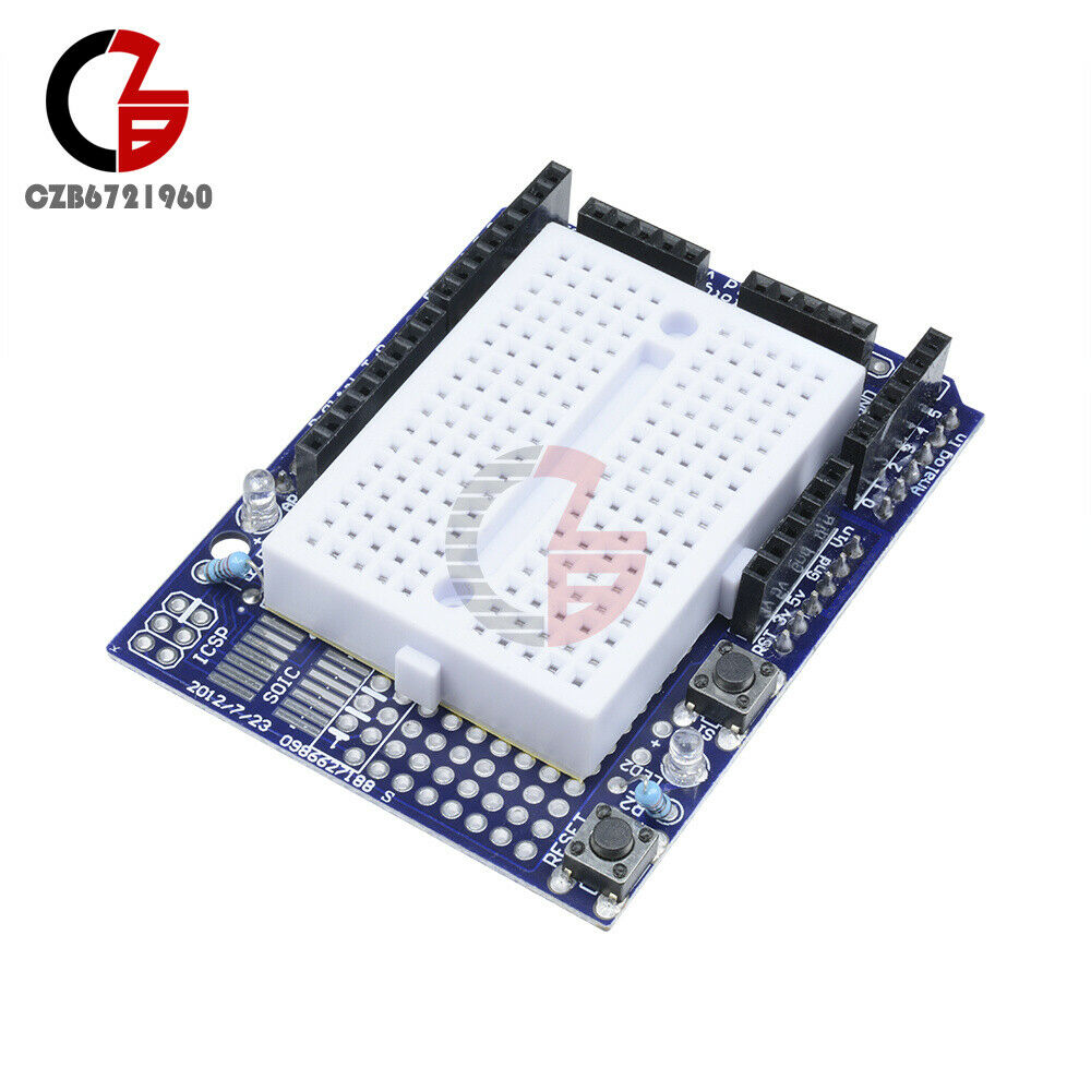 Arduino Prototyping Prototype Shield Protoshield Mini Breadboard Atm