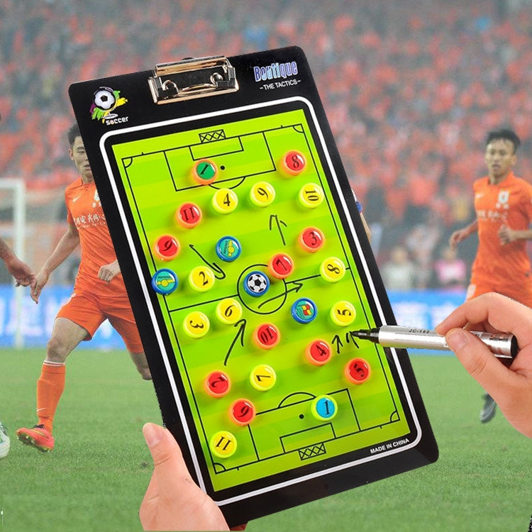 PVC Magnetic Football Coach Command Board with Pen and Eraser
