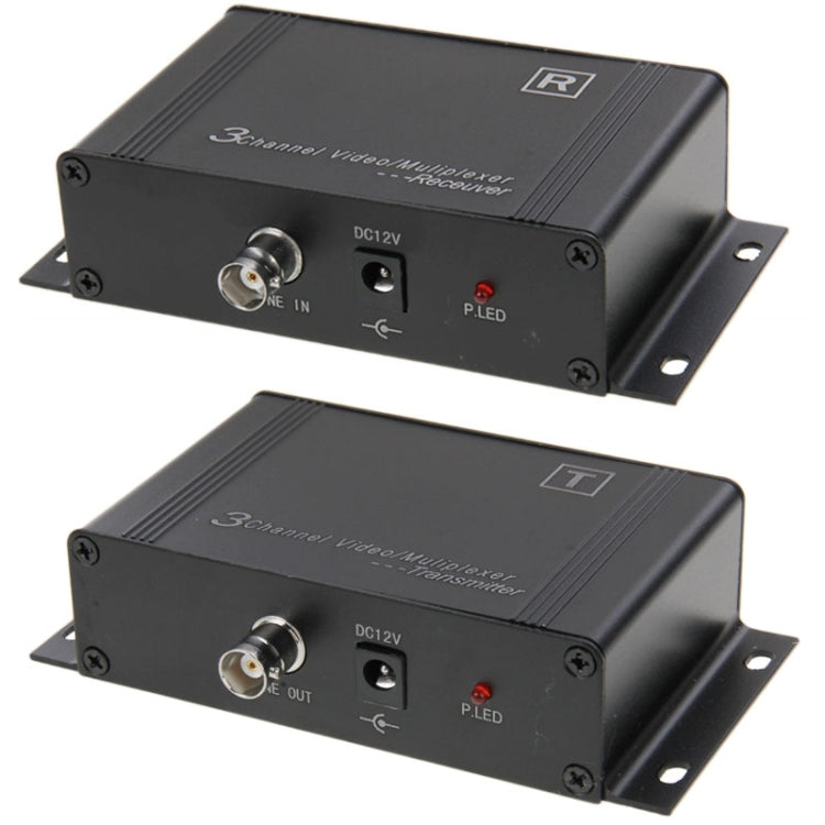 3 Channel Multiplexer Transmitter and Receiver(Black)