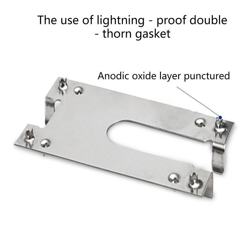 Roof Ground Shed Grounding Washer Solar Photovoltaic Grounding Conduct