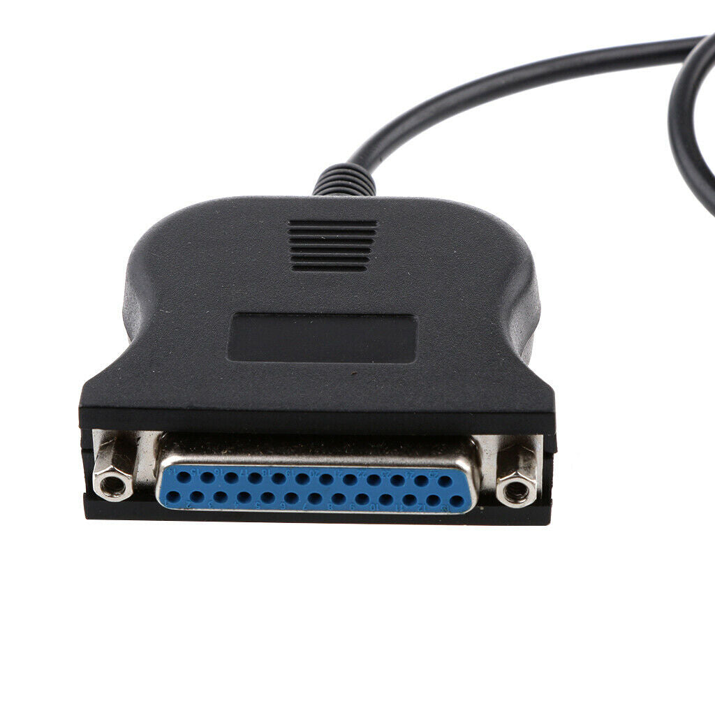 USB to Printer DB25 25-Pin Male/Female Parallel Port Cable Connector C