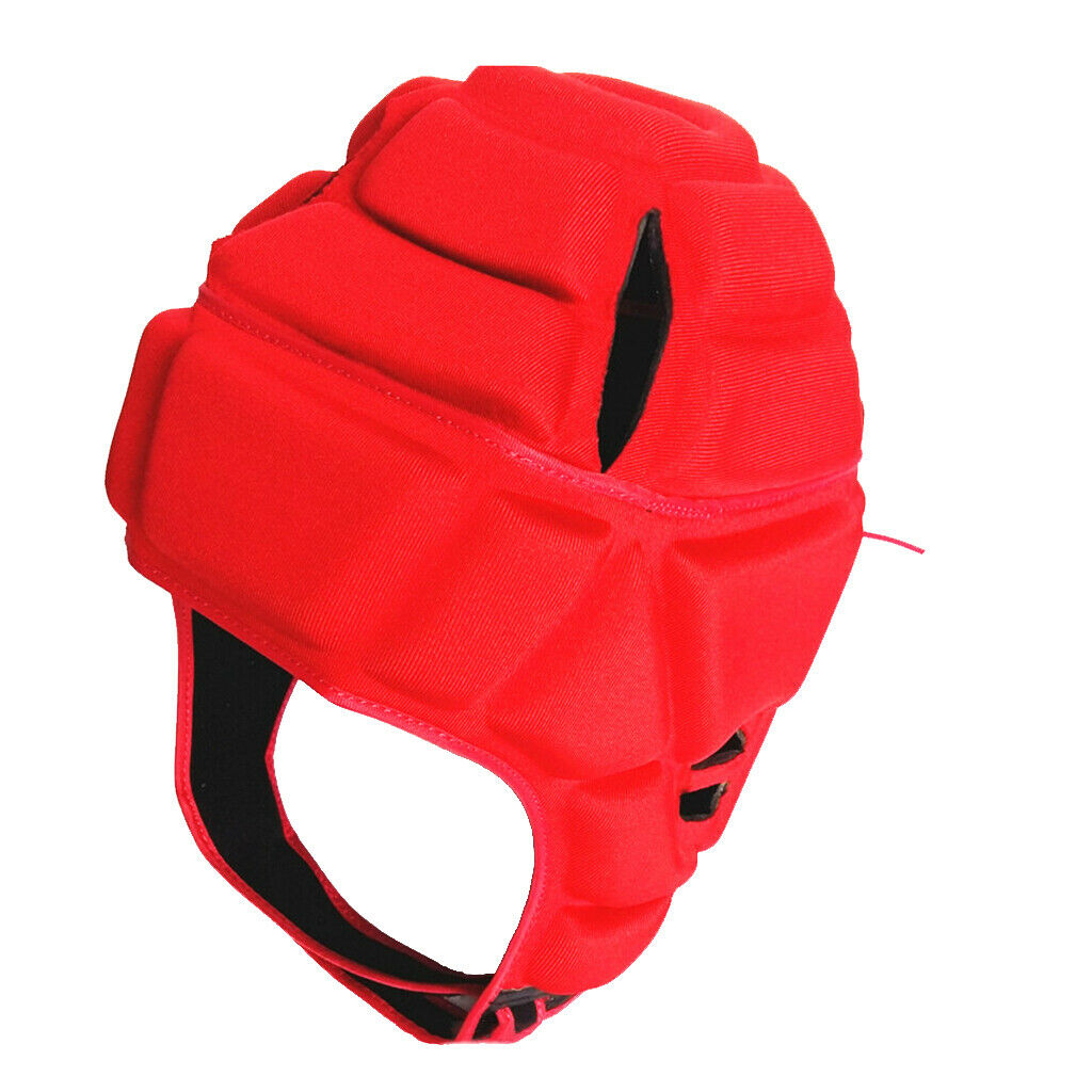 Soccer Football Goalkeeper Helmet Cap Headguard Roller Hat Protector R
