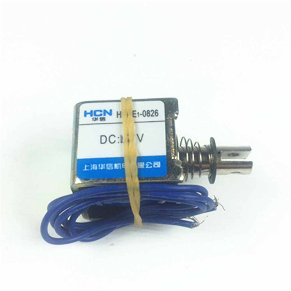 12V Pull Hold/Release 3-5mm Stroke 1Kg Force Electromagnet Solenoid Ac