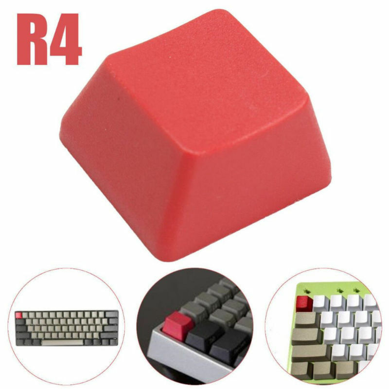 18x18mm PBT Red Blank Keycap ESC R4 Keycaps for Cherry MX Mechanical K