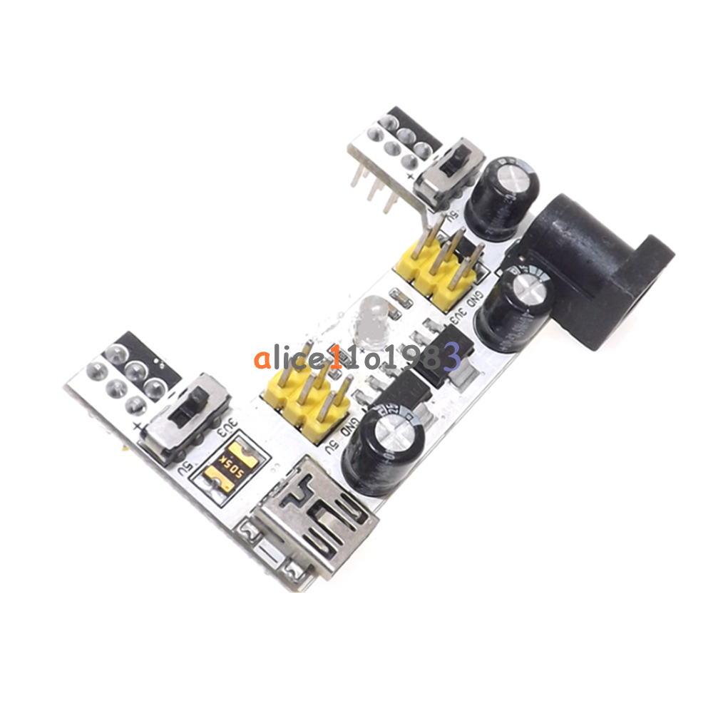 Mini USB MB102 Breadboard Power Supply Module DC7-12V For Arduino Brea