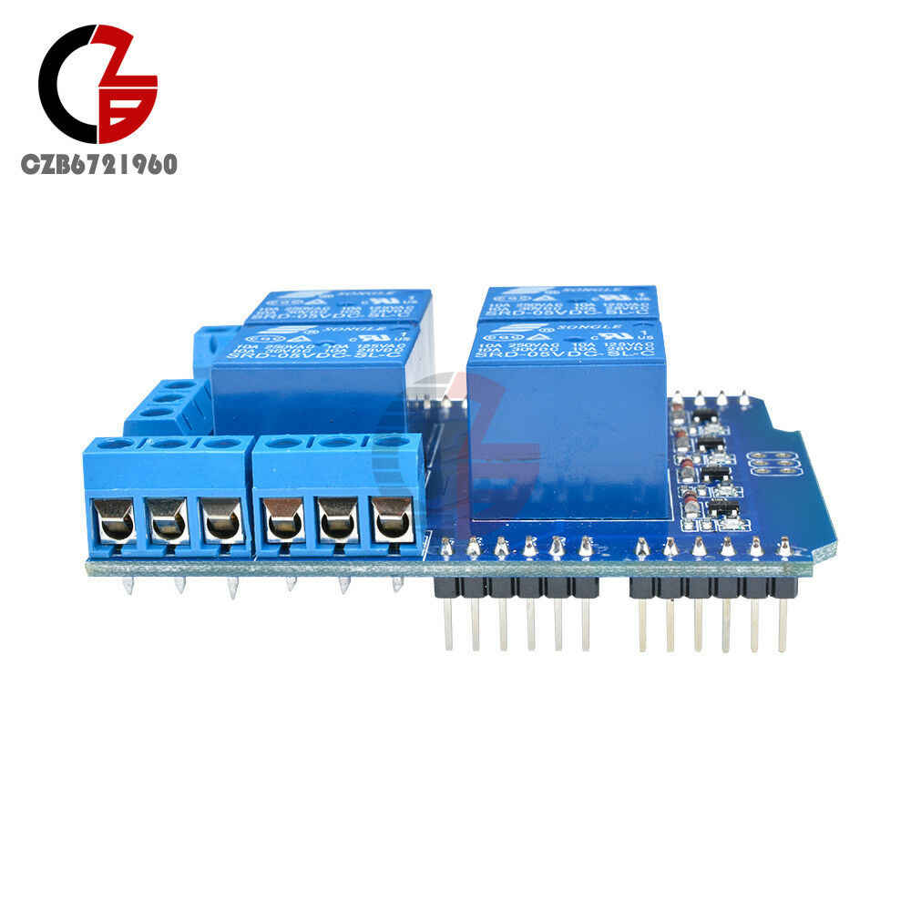 5V 4 Channel Relay Module Shield Terminal Expended Board 4CH for Ardui