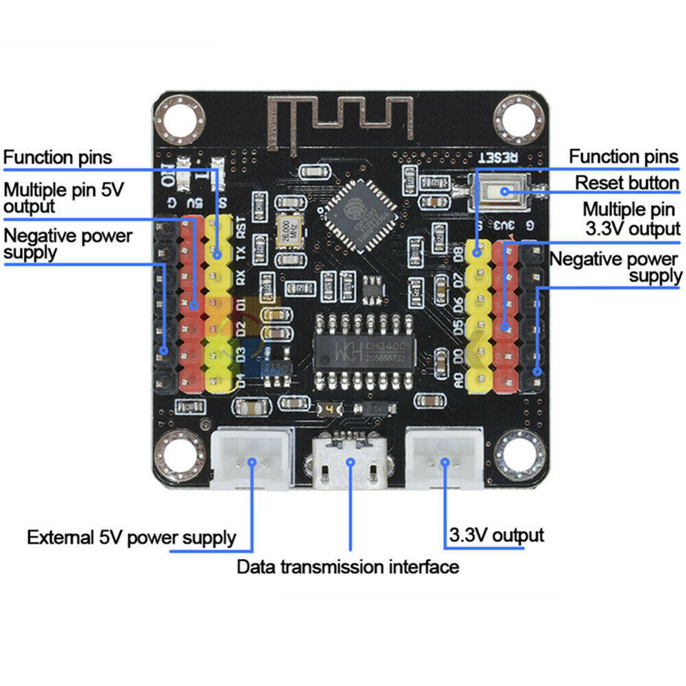 Usb Ch340 Esp8285 Wifi Dev Board Compatible With Arduino Nodemcu Esp82 