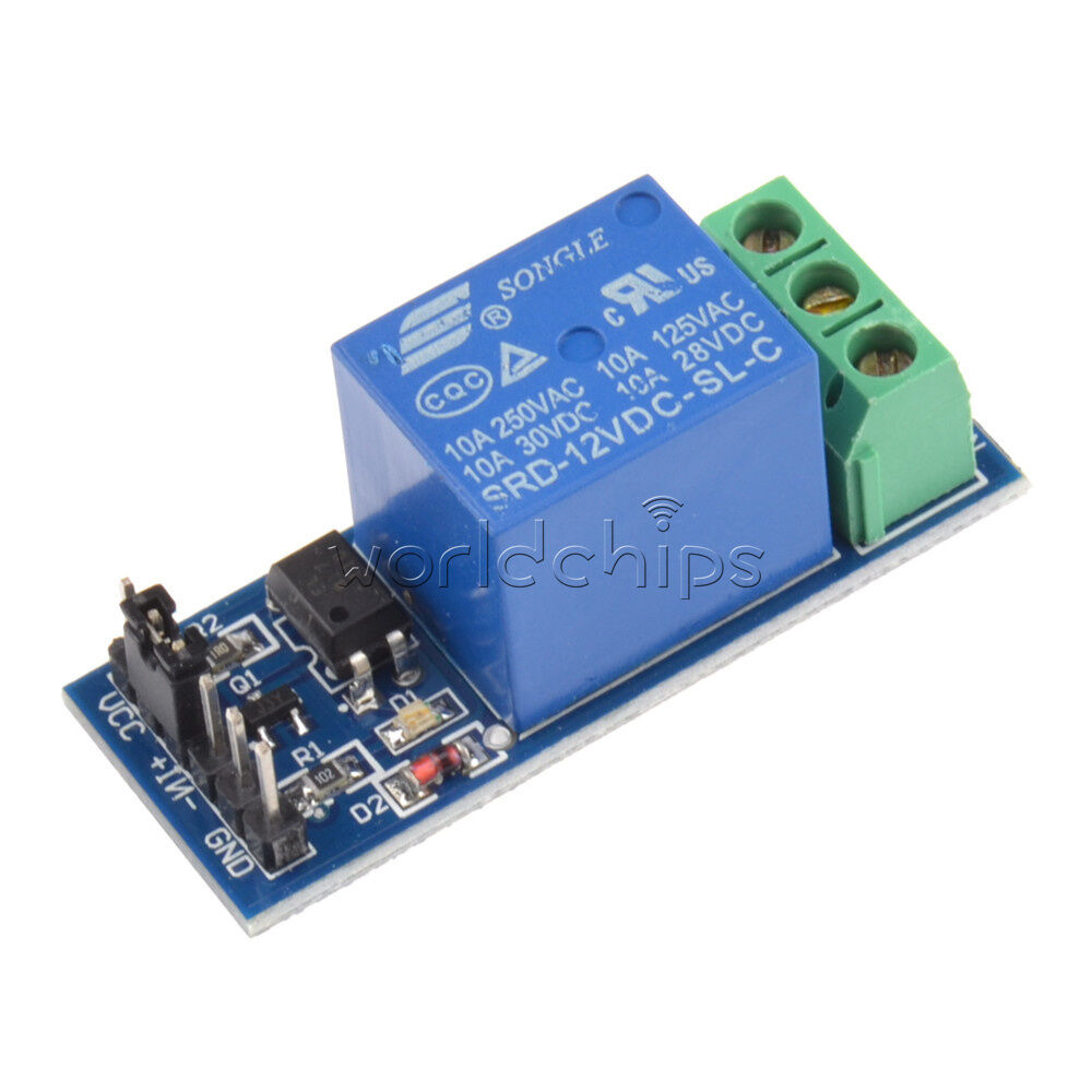 New 12V one 1 Channel Relay Module With optocoupler For PIC AVR DSP AR