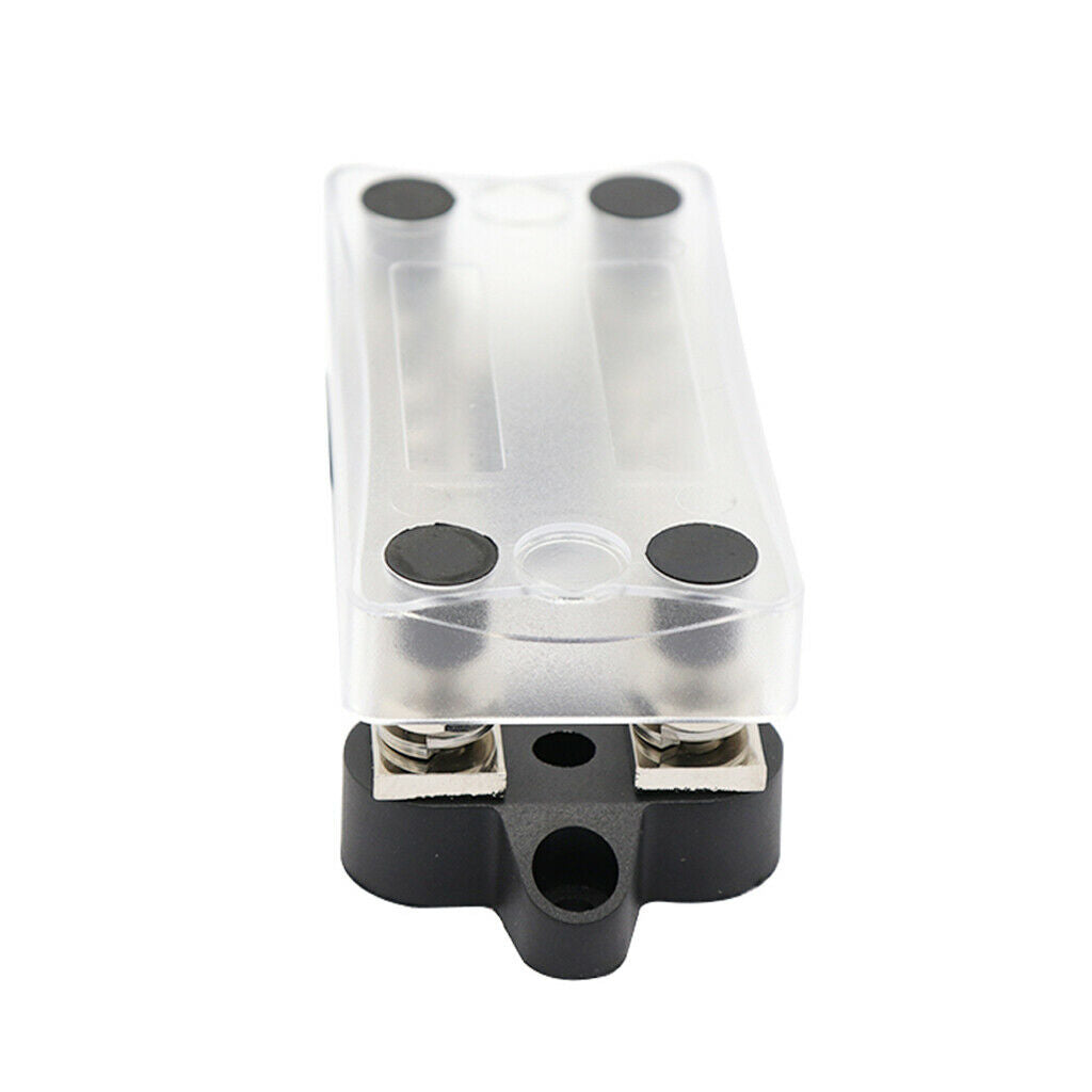 New Bus Bar 6 Way Electrical Terminal Dual Junction Box M4 Stud Kits 6