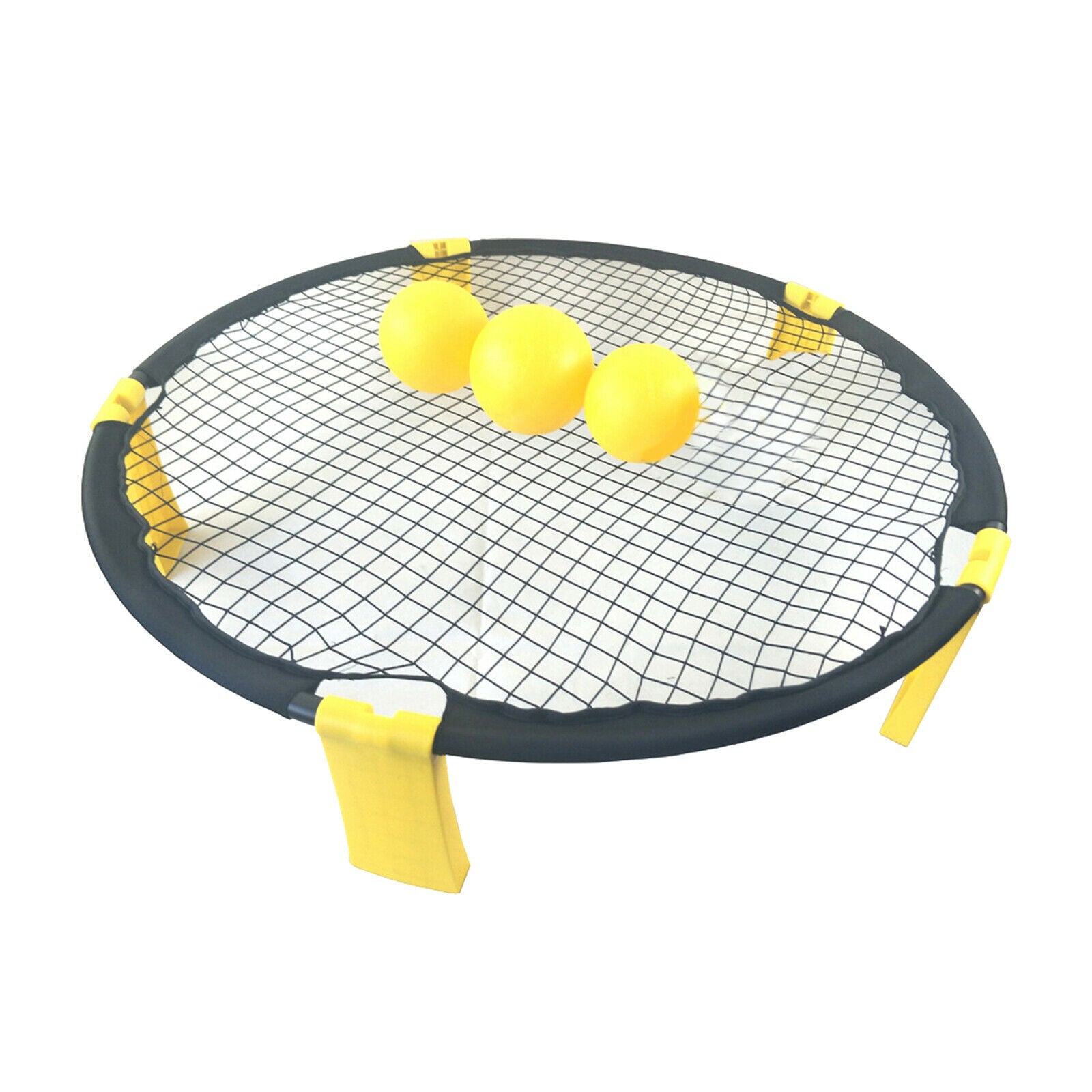 Buzz Ball Spike Battle Game Slam and Team 3 Balls Indoor/Outdoor Lawn